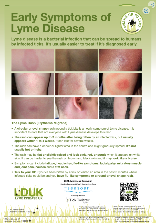Lyme Disease Awareness Month - Wrenbury Medical Centre